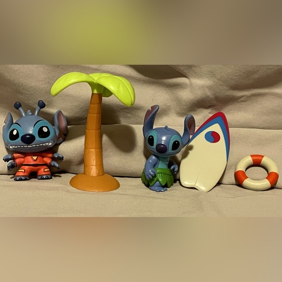 Disney | Toys | Disneys Stitch Mini Figurines | Poshmark